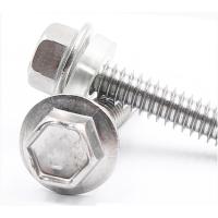 China SUS304 Stainless Steel Hex Flange Head Drilling Screw DIN7504K DIN7504K Hex Washer Self Drilling Screw for sale