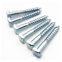 China M6 Zinc Plated Wood Screw Rectangular Square Head Screw for sale