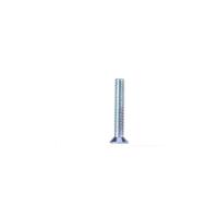 China DIN965 Carbon steel Blue-white zinc Cross countersunk head screw Cross Recessed Countersunk Head Screws for sale