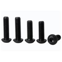 China Carbon Steel Black Oxide Hex Socket Button Head Screw ISO7380 for sale