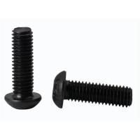 China Carbon Steel Black Oxide Hex Socket Button Head Screw ISO7380 for sale