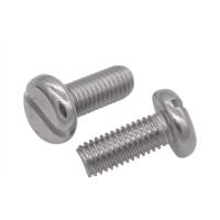 China DIN EN ISO1207 Stainless Steel Slotted Screws Slotted Cheese Head Screws for sale