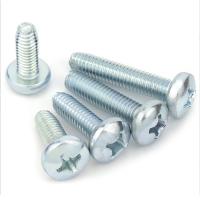 China Carbon Steel Thread Forming Screws GB6560 Cross Recessed Pan Head Screw With Zinc Plated for sale
