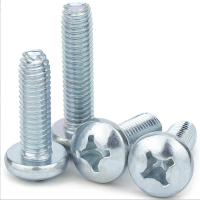 China Carbon Steel Thread Forming Screws GB6560 Cross Recessed Pan Head Screw With Zinc Plated for sale