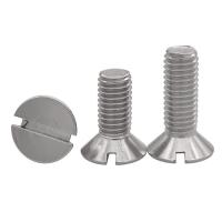 China GB68 Countersunk Head Bolts DIN963 Slotted Countersunk Flat Head Screw for sale