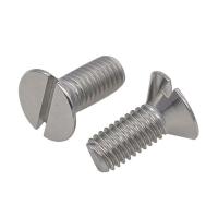 China GB68 Countersunk Head Bolts DIN963 Slotted Countersunk Flat Head Screw for sale