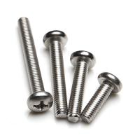 China GB823 Cross Recessed Screws Polished Small Pan Head Screws ROHS SGS for sale