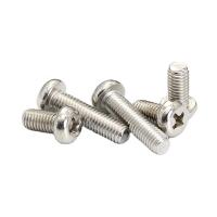 China GB823 Cross Recessed Screws Polished Small Pan Head Screws ROHS SGS for sale