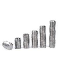 China Plain Polished Stainless Steel Hexagon Socket Set Screws DIN916 Hexagon Socket Set Screw for sale