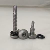 China Customized Metal Stainless Steel Pan Head Hexalobular Socket Pan Head Self Drilling Screws With Tapping Serew Thread for sale