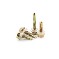 China Building Roofing Screw Galvanised Metal Hexagon Head Tek Wood Stainless Steel Hex Self Drilling Screw With Epd for sale