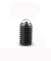China Carbon Steel Black Oxide Ball Plunger Screw Headless Slotted Ball Point Set Screw for sale