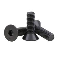 China DIN EN ISO 10642 Countersunk Head Screws Black Oxide M5 M6 Carbon Steel Screw for sale