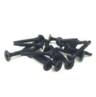 China Flared Head Drywall Screw Black Scale Drill Tail Screw Cross Countersunk Head Plasterboard Nail for sale