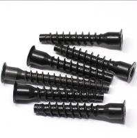 China Yellow White Zinc Plated M7X50 Furniture Screw Hexagonal Socket Wooden Euro Confirmat Screw for sale