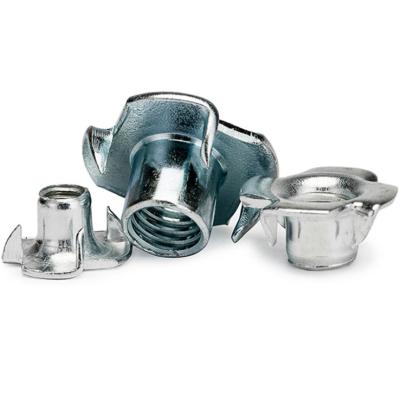 China Pronged Tee Blind Furniture Tee Nut Stainless Steel Hardware Furniture Insrt Tee Nuts With Pronge for sale