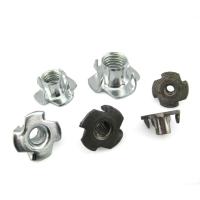 China Pronged Tee Blind Furniture Tee Nut Stainless Steel Hardware Furniture Insrt Tee Nuts With Pronge for sale
