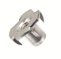 China Pronged Tee Blind Furniture Tee Nut Stainless Steel Hardware Furniture Insrt Tee Nuts With Pronge for sale