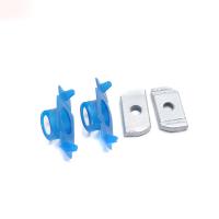 China Solar Fastener Zinc Plated Carbon Steel Combo Nut Washer Channel Nut Strut Channel Nuts With Plastic Wing for sale