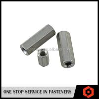 China Stainless Steel 304 316 Long Connector Thread Nut DIN6334 Hex Coupling Nut for sale
