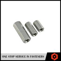 China Stainless Steel 304 316 Long Connector Thread Nut DIN6334 Hex Coupling Nut for sale