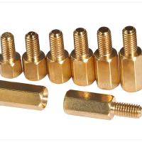 China Vermiculite Copper Column Screw Single-headed Hexagonal Brass Nut Single-pass Standoff Isolated Standoffs for sale