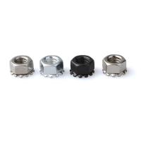 China Stainless Steel A2 A4 Hexagon Head K Tooth Lock Hat Nut K Lock Nut for sale