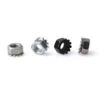China Stainless Steel A2 A4 Hexagon Head K Tooth Lock Hat Nut K Lock Nut for sale