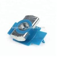 China Carbon Steel Solar Channel Spring Nut Accessories Strut Fittings Spring Nuts for sale