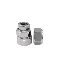 China Stainless Steel Prevailing Torque Type All Metal Hexagon Nuts DIN980 (M) for sale