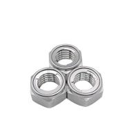 China Stainless Steel Prevailing Torque Type All Metal Hexagon Nuts DIN980 (M) for sale