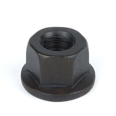 China Black Oxide Coating CE Approved Hexagon Nuts Flange Nut for sale