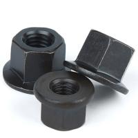 China Black Oxide Coating CE Approved Hexagon Nuts Flange Nut for sale