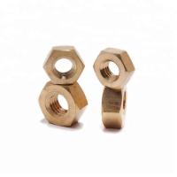 China Precision DIN 934 M42 EN24034 Brass Hex Nuts for sale