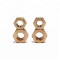 China Precision DIN 934 M42 EN24034 Brass Hex Nuts for sale