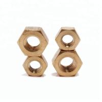China Precision DIN 934 M42 EN24034 Brass Hex Nuts for sale