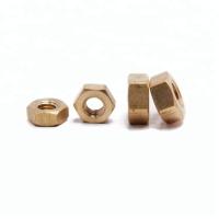 China Precision DIN 934 M42 EN24034 Brass Hex Nuts for sale