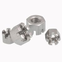 China GB6178 Stainless Steel Hexagon Slotted And Castle Nut 18-8 Stainless Steel DIN935 Slotted Hex M16 Castle Nuts for sale