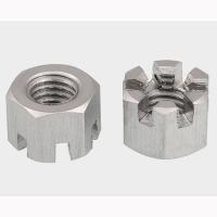 China GB6178 Stainless Steel Hexagon Slotted And Castle Nut 18-8 Stainless Steel DIN935 Slotted Hex M16 Castle Nuts for sale