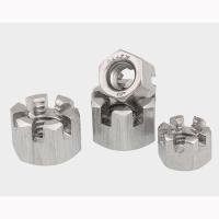 China GB6178 Stainless Steel Hexagon Slotted And Castle Nut 18-8 Stainless Steel DIN935 Slotted Hex M16 Castle Nuts for sale