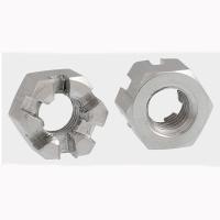 China GB6178 Stainless Steel Hexagon Slotted And Castle Nut 18-8 Stainless Steel DIN935 Slotted Hex M16 Castle Nuts for sale