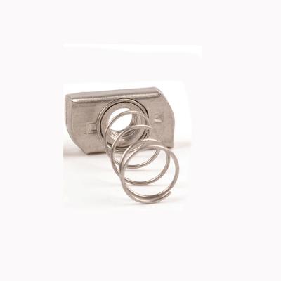 China Stainless Steel Spring Nut Channel Nuts With Long Spring for sale