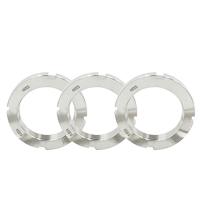 China Stainless Steel M5M6M8 DIN981 Round Nut  Locknuts Slotted Round Nuts for sale