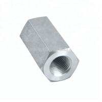 China DIN 6334 ROHS Certificated OEM ACME Hex Long Nut Galvanized for sale