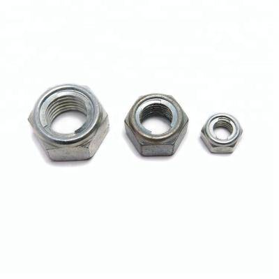 China DIN 980 (M) All Metal Prevailing Torque Type Hexagon Nuts With Two Piece for sale