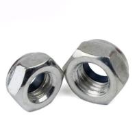 China Fine Pitch DIN 985 Hexagon Nylon Insert Lock Nuts ZINC PLATED for sale
