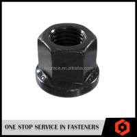 China DIN 6331 Hexagon Flange Nuts With Collar Bright Neat Body for sale