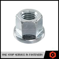 China DIN 6331 Hexagon Flange Nuts With Collar Bright Neat Body for sale