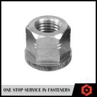 China DIN 6331 Hexagon Flange Nuts With Collar Bright Neat Body for sale