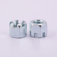 China Round Lock Hexagon Slotted Nuts For Automotive Industry for sale
